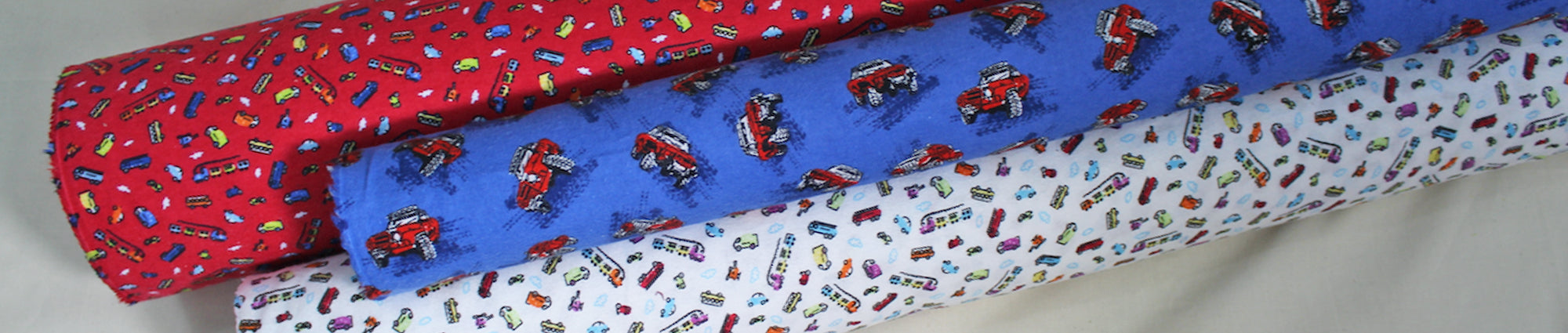 Transport & Travel Print Fabric | Train Fabric | Fabrics Galore London