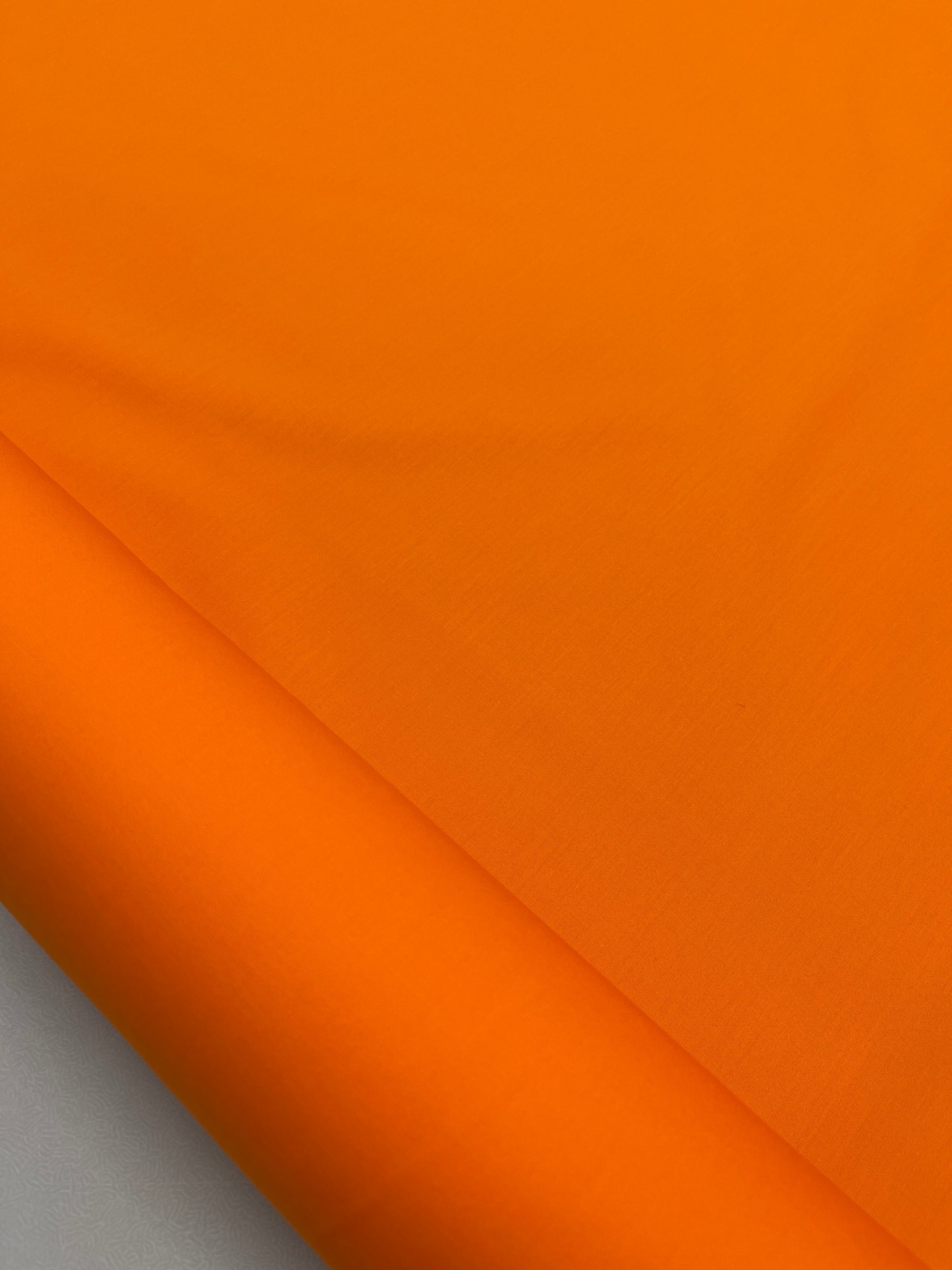 Plain Orange Cotton Poplin - Orange – Fabrics Galore