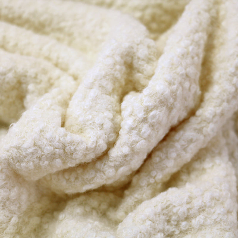 Cream Bouclé Fabric | Dressmaking boucle | Fabrics Galore
