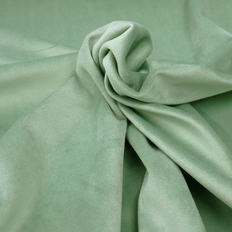 Mint Green Velvet Fabric | Fabrics Galore London