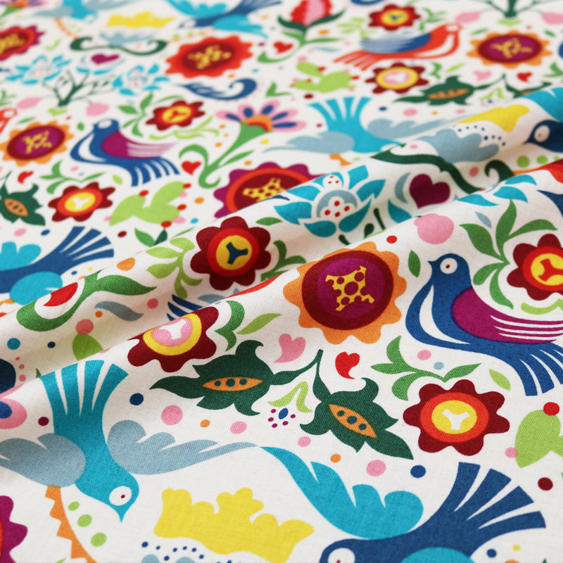 La Paloma Cotton by Alexander Henry - Tea - Fabrics Galore