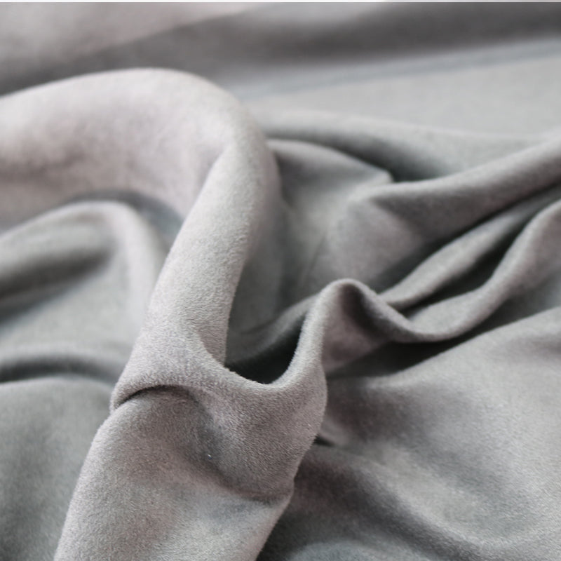 Grey Suede Material